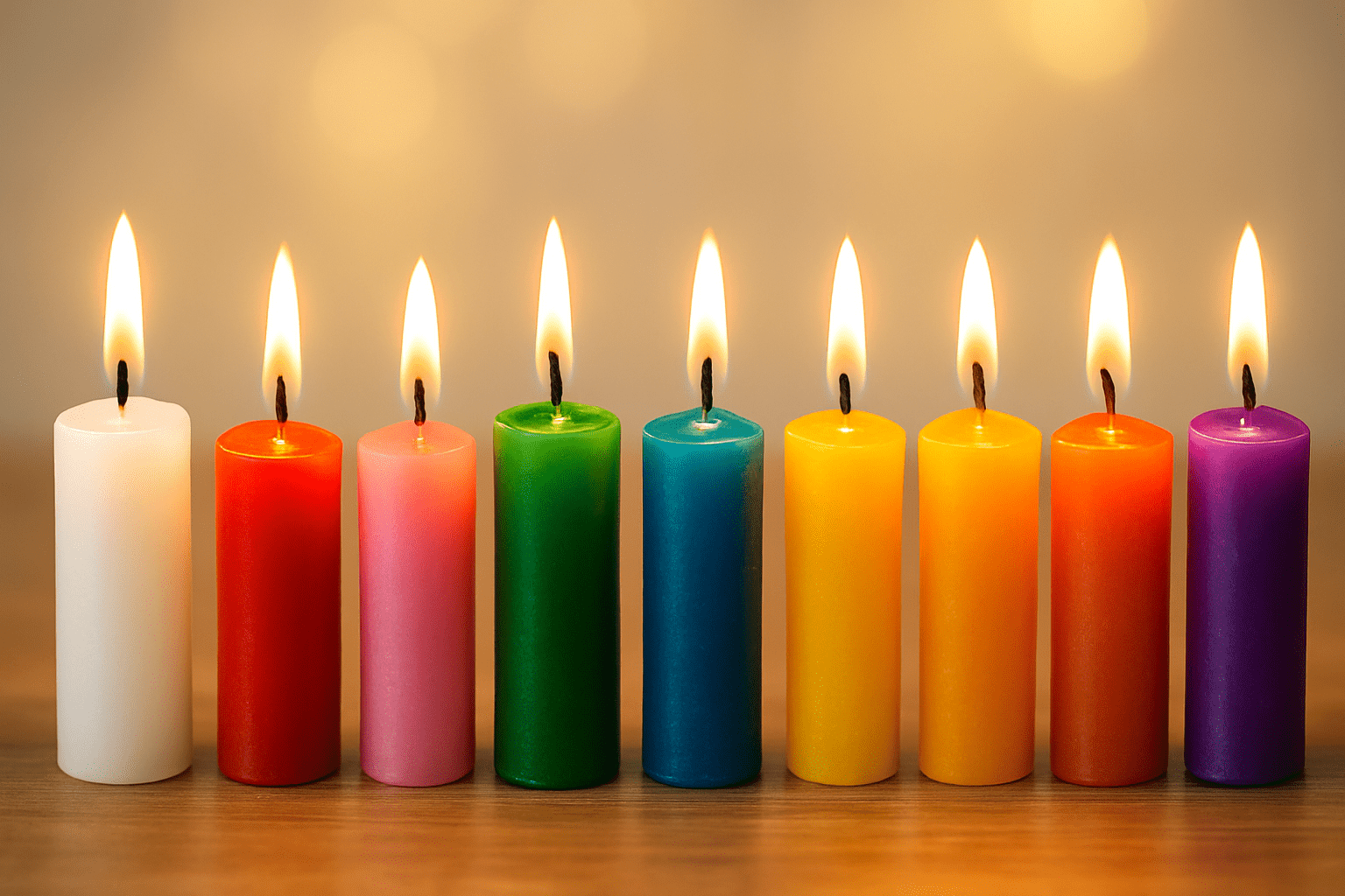 🔥 Velas de colores: qué significa cada llama y cómo usarla en tus ...